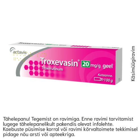 Troxevasin 20 mg/g geel 40 g – Valuvastu.com